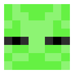 Neon Green Enderman - Minecraft Heads